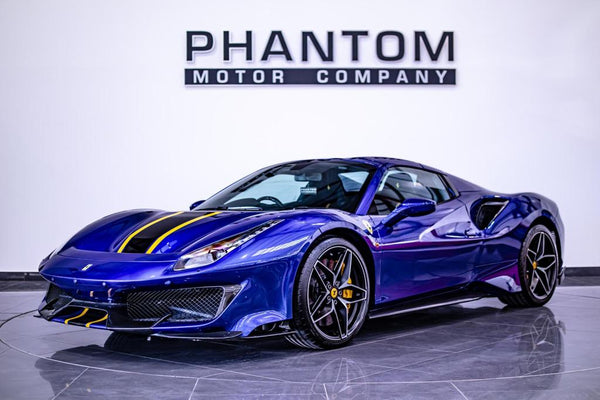 2020 Ferrari 488 Pista Spider Silver Convertible Coupe Sports Car 3.9T ...