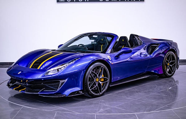 2020 Ferrari 488 Pista Spider Silver Convertible Coupe Sports Car 3.9T ...