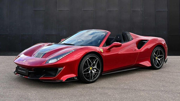 2020 Ferrari 488 Pista Spider Red Convertible Coupe Sports Car 3.9T V8 ...