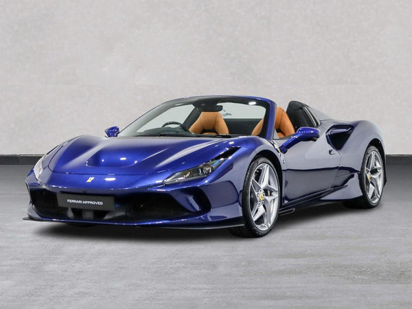 2021 Ferrari F8 Spider Blue Convertible Coupe Sports Car 3.8T V8 F1 DCT ...