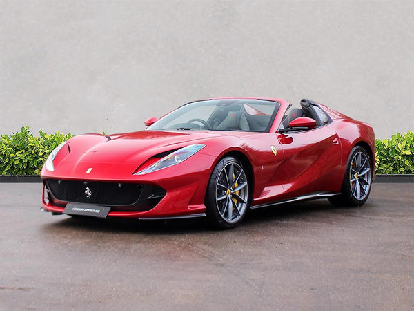 2021 Ferrari 812 GTS Red Convertible Coupe Sports Car 6.5L V12 ...