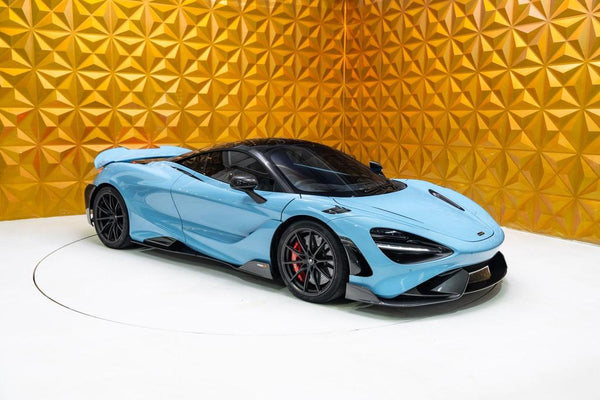 2021 McLaren 765LT - Blue Coupe with Butterly Doors and 2-Seats 4.0T V8 ...