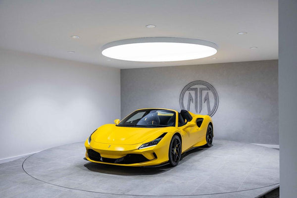 2022 Ferrari F8 Spider Yellow Convertible Coupe Sports Car 3.8T V8 F1 ...