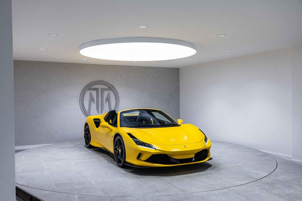 2022 Ferrari F8 Spider Yellow Convertible Coupe Sports Car 3.8T V8 F1 ...
