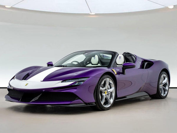 2025 Ferrari SF90 Spider Purple Convertible Coupe Plug-in-Hybrid Sports ...